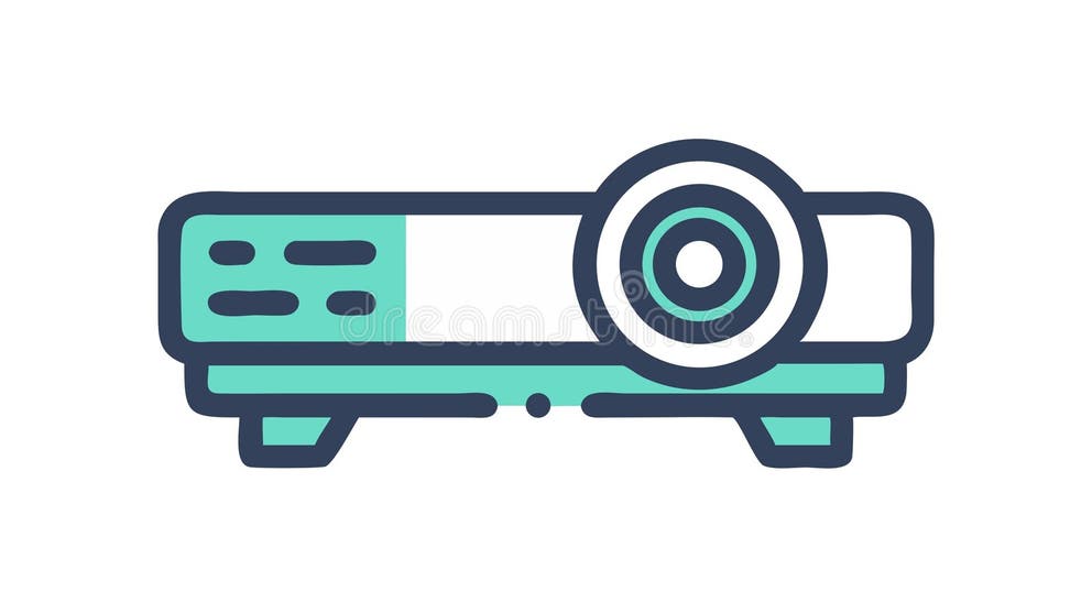 Overhead Data Projector Icon, Presentation Tool, Vector Design ...