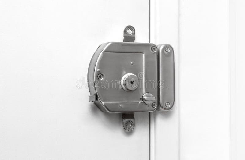 Overhead door lock stock image. Image of technology - 170325567