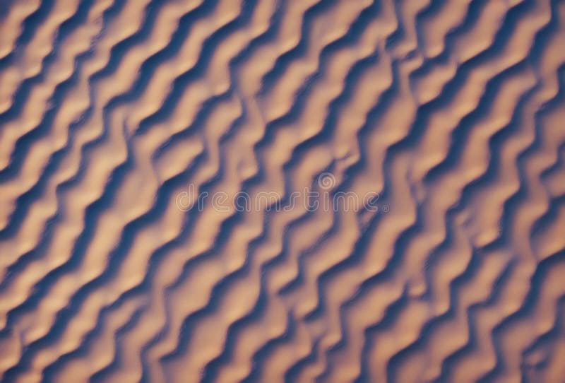 Overhead Drone Shot Capturing the Geometric Patterns of Sandy Ripples ...