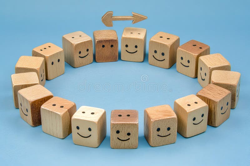 An Overhead Image of a Barometer Displaying Happy and Sad Faces ...