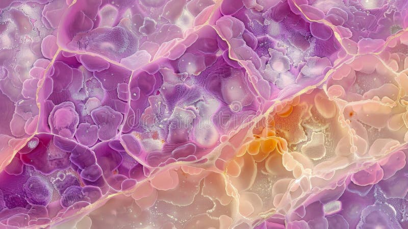 An Overhead Image of Transitional Epithelium Showing Multiple Layers of ...