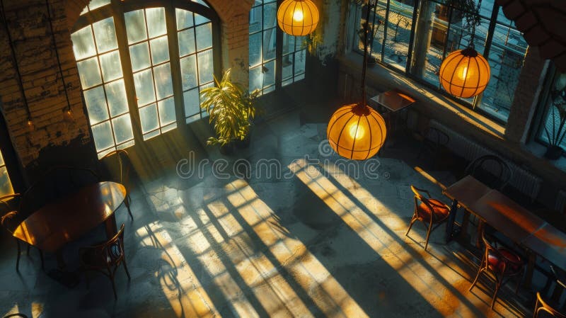 Overhead Light Shadow Effect Stock Illustration - Illustration of brand ...