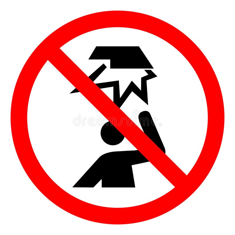 Beware Obstacles Symbol Sign, Vector Illustration, Isolate on White ... Beware Obstacles Symbol Sign, Vector Illustration, Isolate on White ...