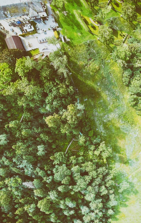 Overhead Forest View of Foliage Season, New England Stock Photo - Image ...