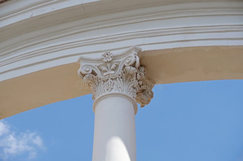 Overhead part of column stock image. Image of courthouse - 124201005