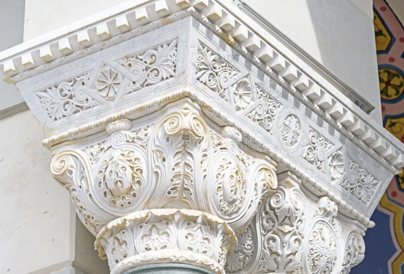 Overhead part of column stock image. Image of classic - 142187695