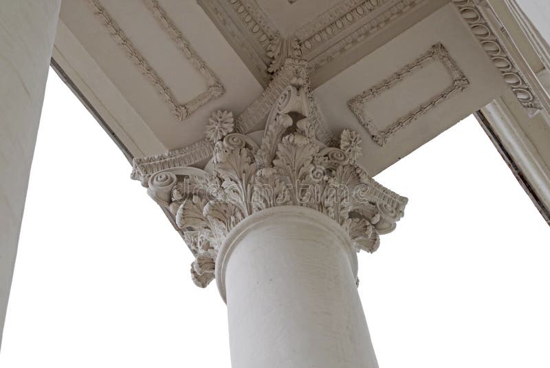 Overhead part of column stock image. Image of exterior - 119638935