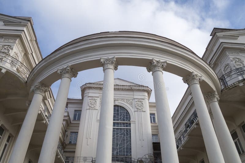 Overhead part of columns stock image. Image of large - 36522777