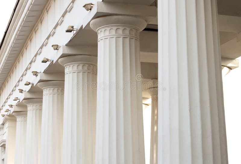 Overhead part of columns stock image. Image of feature - 93241609