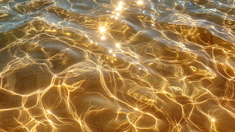 An Overhead Perspective Shows the Gentle Ocean Waves Shaping Abstract ...