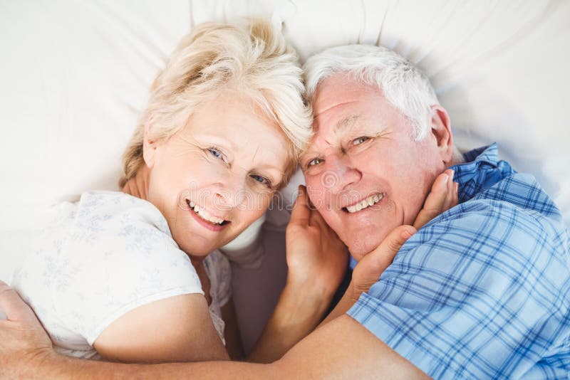 Overhead Portrait of Happy Couple Stock Photo - Image of house ...