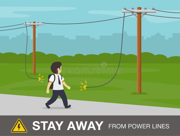 Downed Power Line Line Stock Illustrations 11 Downed Power Line Line