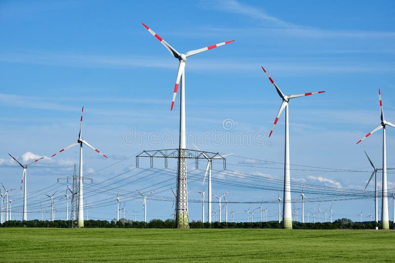 113 Wind Turbine Overhead Lines Stock Photos - Free & Royalty-Free ...