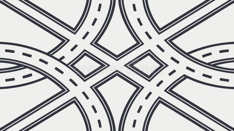 Complex Intersection Map Stock Illustrations – 156 Complex Intersection ...