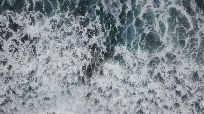 Overhead Sea Waves Aerial Background Stock Footage - Video of ocean ...