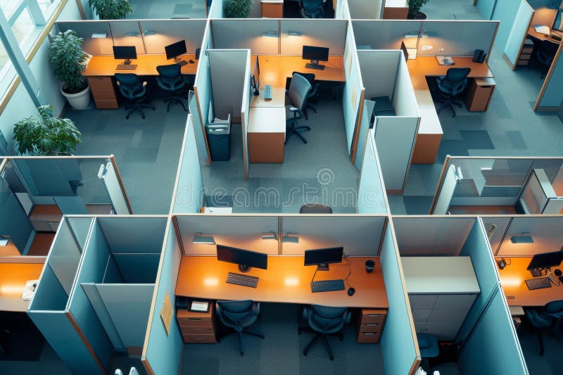 An Overhead Shot Capturing the Layout and Arrangement of Multiple ...