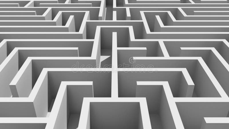 Overhead Shot of Complicated Maze Stock Footage - Video of solving ...