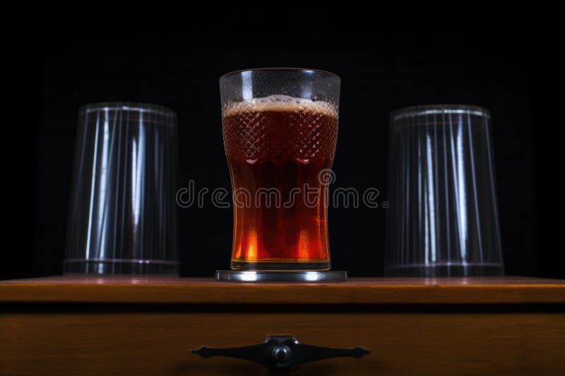 Overhead Shot of a Conference Table with a Projector Stock Photo ...