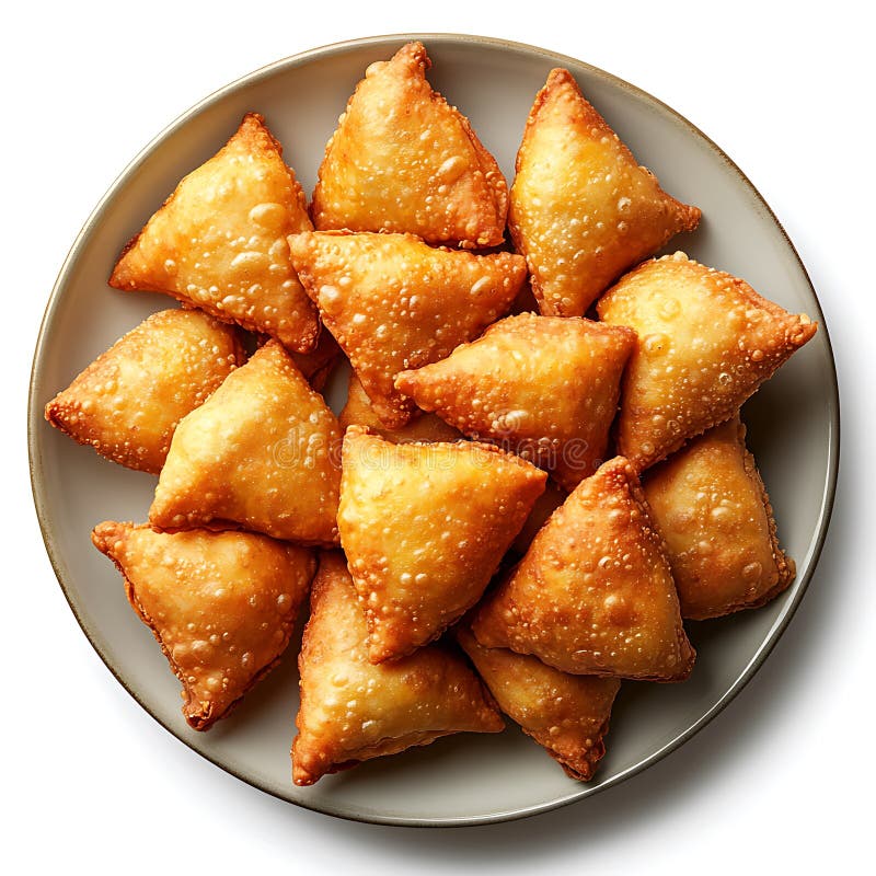 Golden Fried Samosas Served on a Plate Traditional Indian Appetizer Png ...