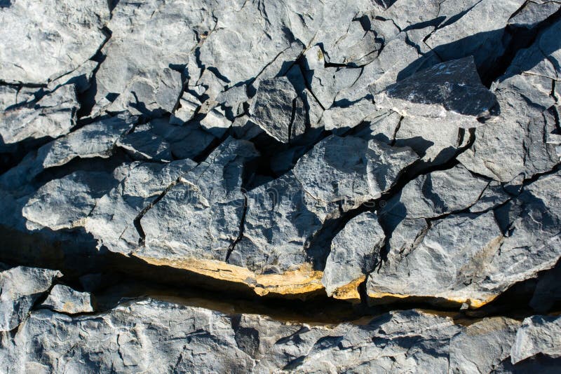 Overhead Shot of Several Pieces of Rocks Next To Each Other Stock Photo ...