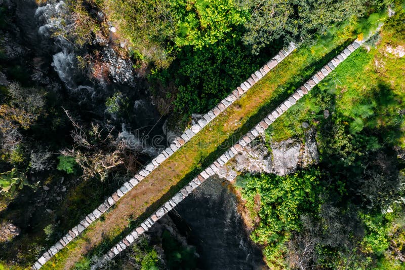 Overhead View of Akapnou Bridge. Limassol District, Cyprus Stock Photo ...