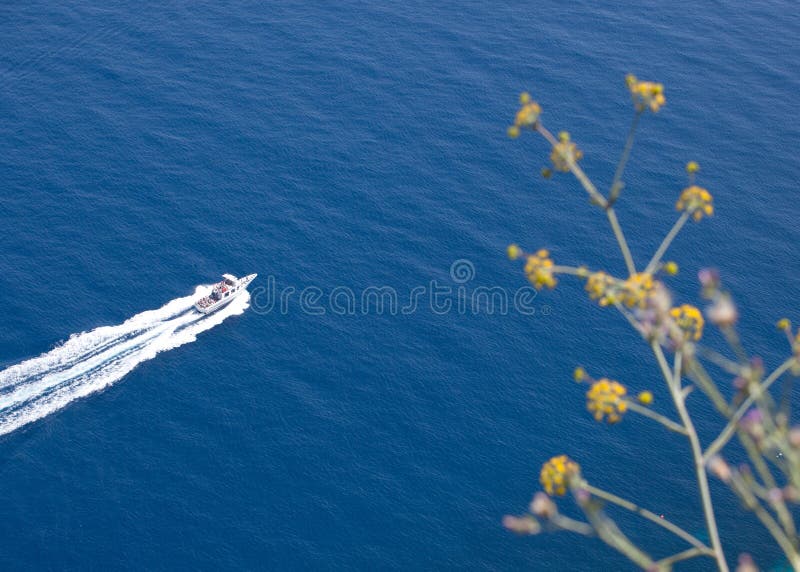 Overhead view of a boat stock image. Image of boat, nature - 41699329
