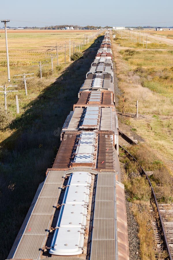 Overhead View Grain Train Prairie Stock Photos - Free & Royalty-Free ...