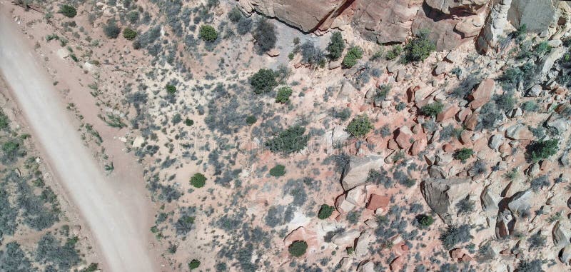 Overhead View of Mountain Rocks, American Canyon Stock Photo - Image of ...