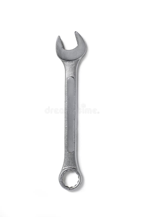 Spanner Isolated on White Background Stock Image - Image of equipment ...