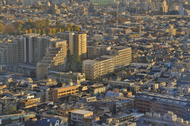 The Overhead View of Tokyo Setagaya Area Nov 28 2023 Editorial ...