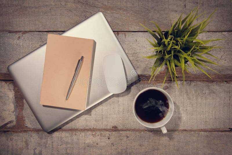 Top view work desk stock photo. Image of plan, office - 63825478