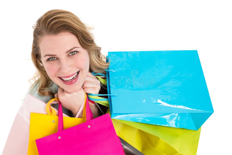 Overhead Woman Holding Many Shopping Bags Stock Photos - Free & Royalty ... Overhead Woman Holding Many Shopping Bags Stock Photos - Free & Royalty ...