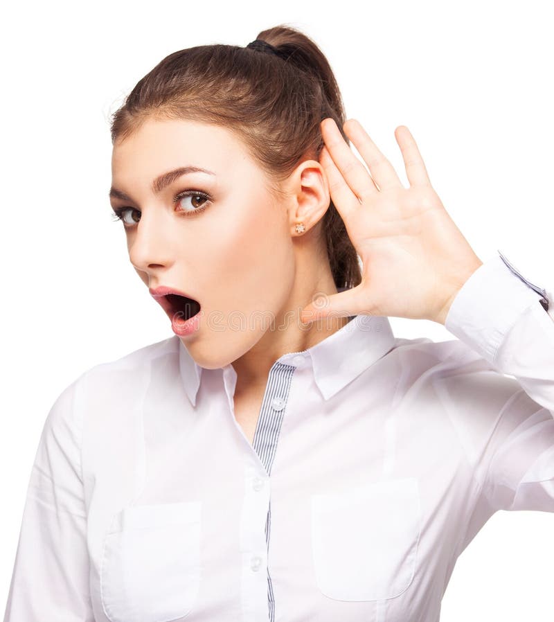 200 Gossip Human Eavesdropping Hand To Ear Stock Photos - Free ...
