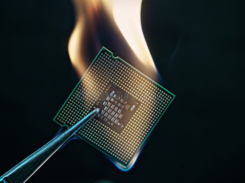 Overheated Semiconductor Cpu Stock Photos - Free & Royalty-Free Stock ...