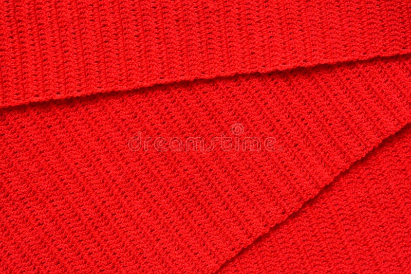 Overlap of Red Wool Knitted Yarn Texture, Woolen Fabric Background ...