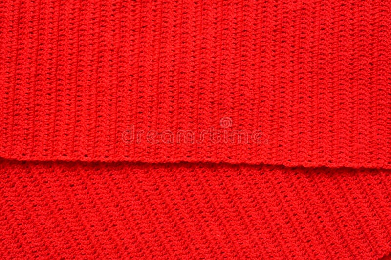 Overlap of Red Wool Knitted Yarn Texture, Woolen Fabric Background ...