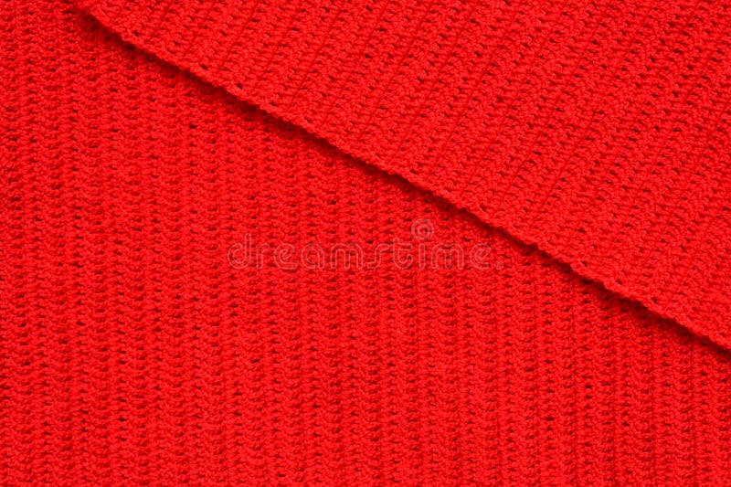 Overlap of Red Wool Knitted Yarn Texture, Woolen Fabric Background ...