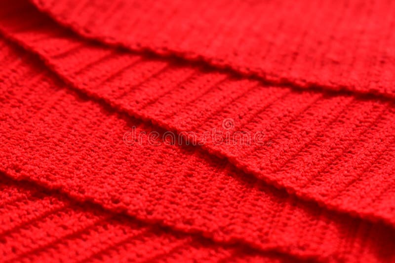 Overlap of Red Wool Knitted Yarn Texture, Woolen Fabric Background ...