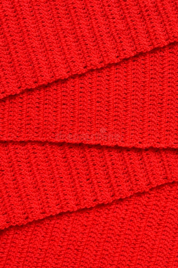 Overlap of Red Wool Knitted Yarn Texture, Woolen Fabric Background ...