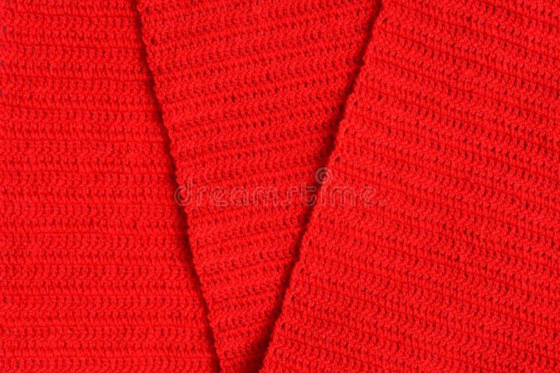 Overlap of Red Wool Knitted Yarn Texture, Woolen Fabric Background ...