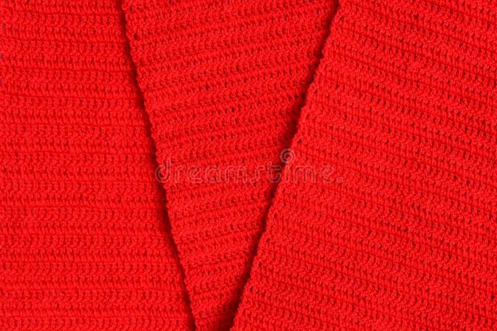 Overlap of Red Wool Knitted Yarn Texture, Woolen Fabric Background ...