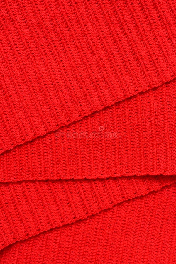 Overlap of Red Wool Knitted Yarn Texture, Woolen Fabric Background ...