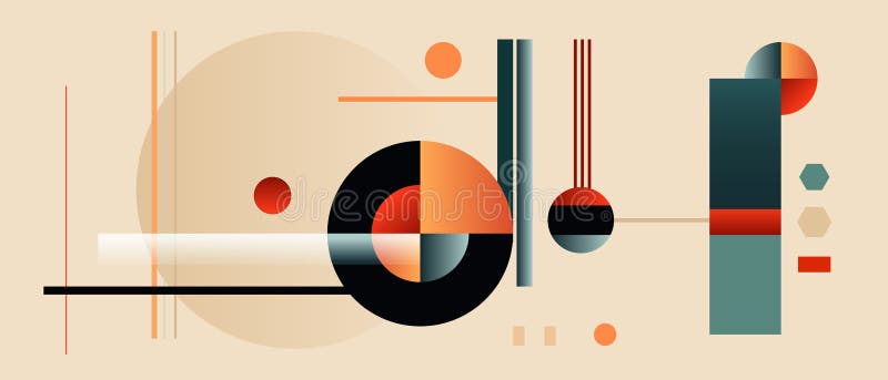 Overlapping Abstract Background Color Modern Geometric Elements Vector ...