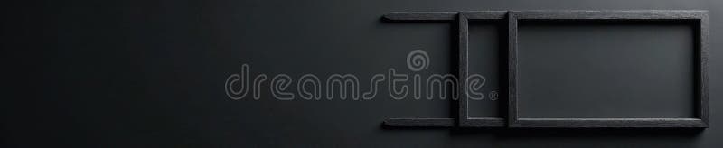 Overlapping Black Picture Frames, Dark Aesthetic, Shadowed Corners ...