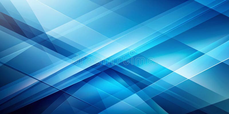 Overlapping Blue Abstract Background Generative AI Stock Illustration ...