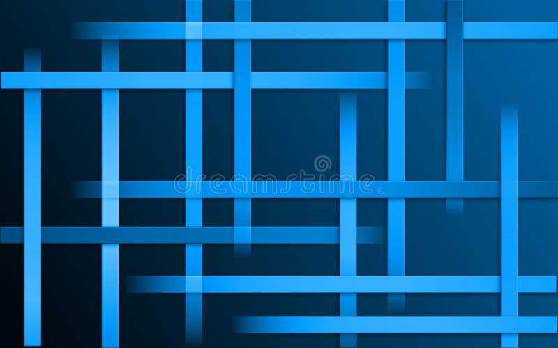 Overlapping Blue Stripes Background - Abstract Simple Bars Pattern ...