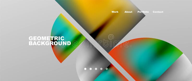 Modern Creative Abstract Background Templates Stock Vector ...