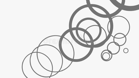 Overlapping Circles Abstract Design, Connection and Network Vector Design Generative AI Stock ...