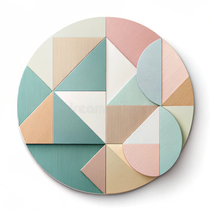 Modern Geometric Shapes stock illustration. Illustration of isolated ...