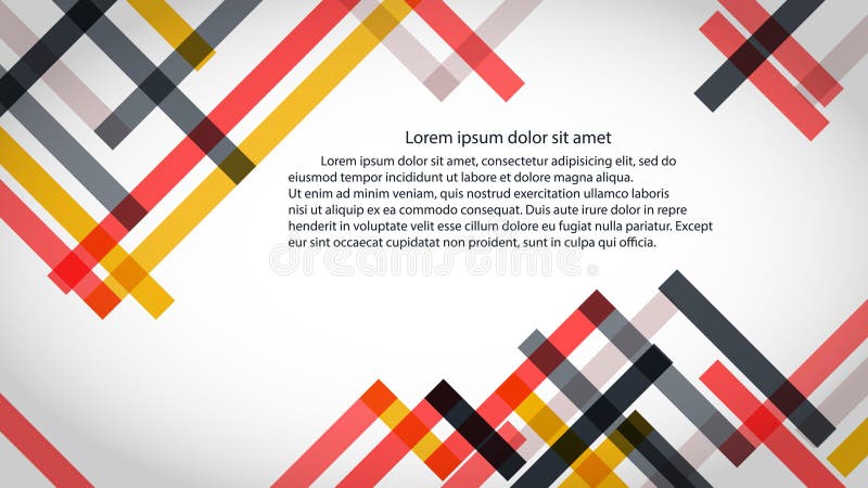 Overlapping Colored Lines of Varying Transparency. Stock Vector ...